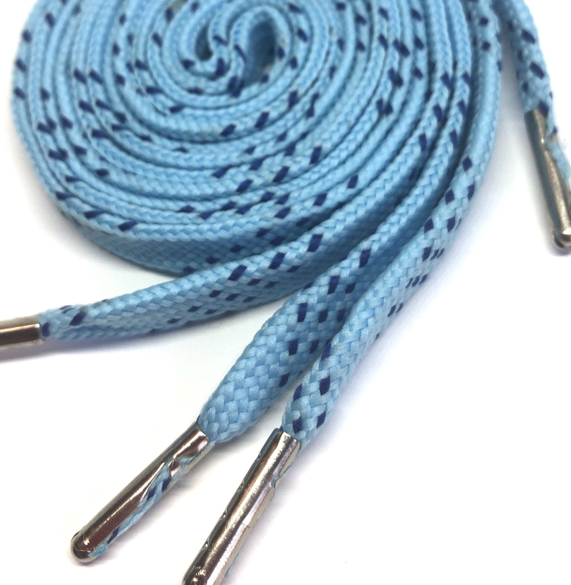 Premium Sport Laces - Light Blue with Royal Blue Accents – The Shoe ...