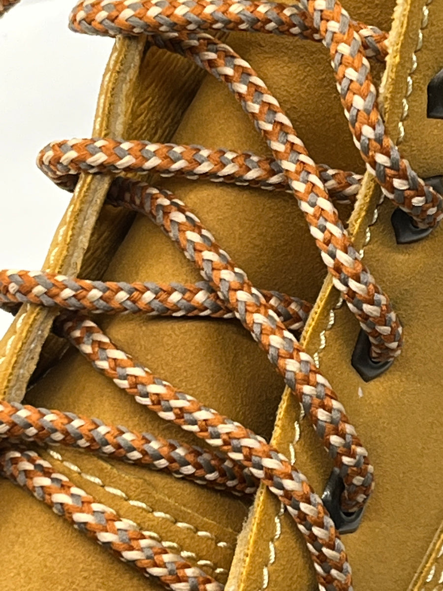 Round Autumn Shoelaces - Sorrel, Copper and Toast – The Shoe Lace Factory